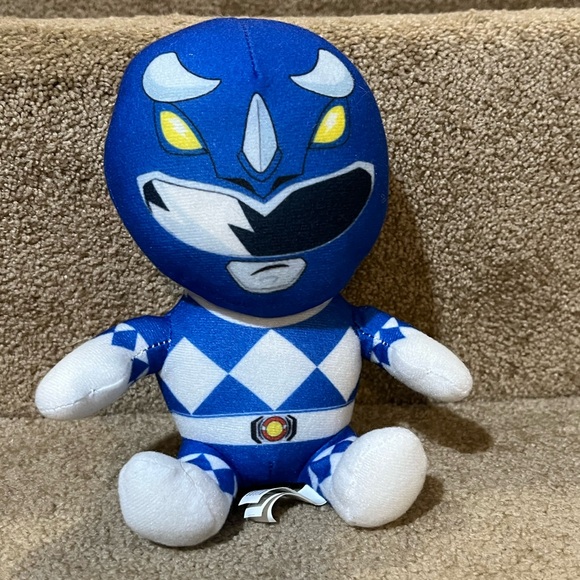 Toys | Mighty Morphin Power Rangers Blue Ranger Plush 7 Stuffed Toy ...